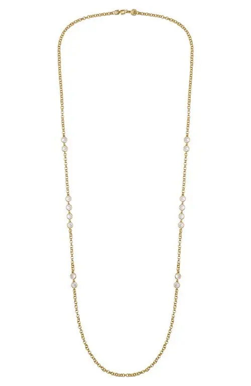 Vince Camuto Long Station Necklace - 14k Gold Plated