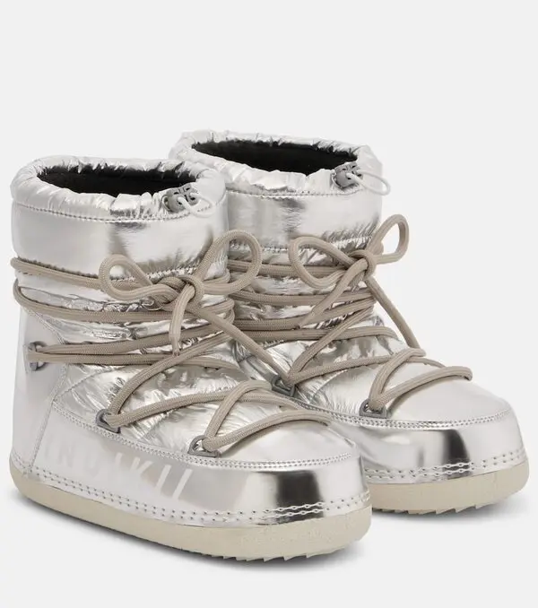 Inuikii Mountain Metallic Snow Boots - Silver