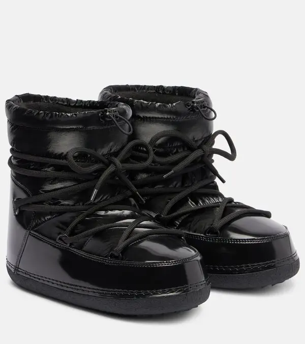 Inuikii Mountain Metallic Snow Boots - Black