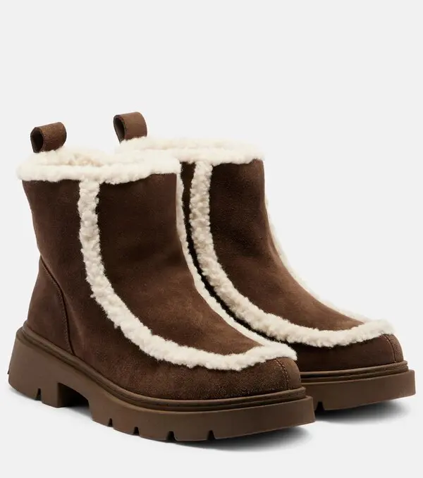 Inuikii Biker Suede Ankle Boots