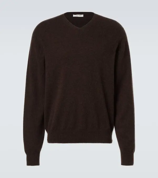 THE ROW Rod Cashmere Sweater - Brown