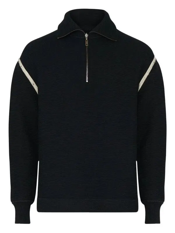 MAISON MARGIELA Pullover With Zip - Black