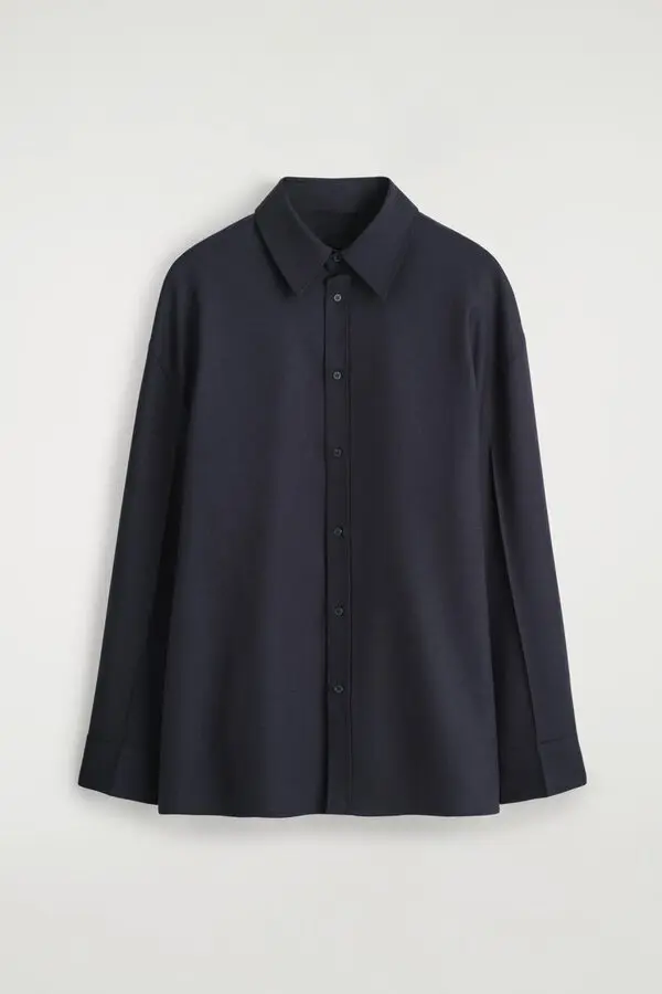 Cos Wool-flannel Shirt