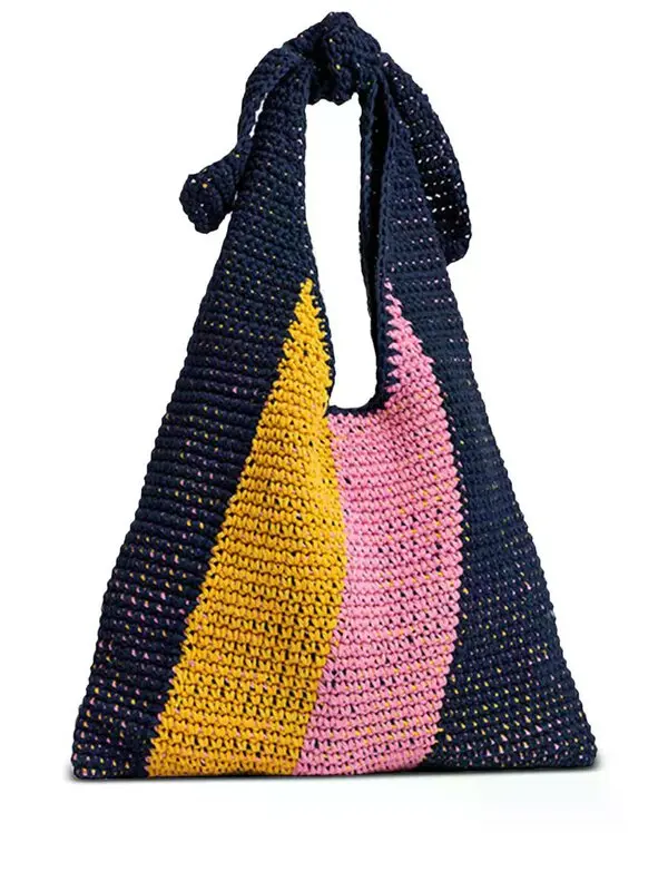 CEFÉR Striped Woven Tote Bag