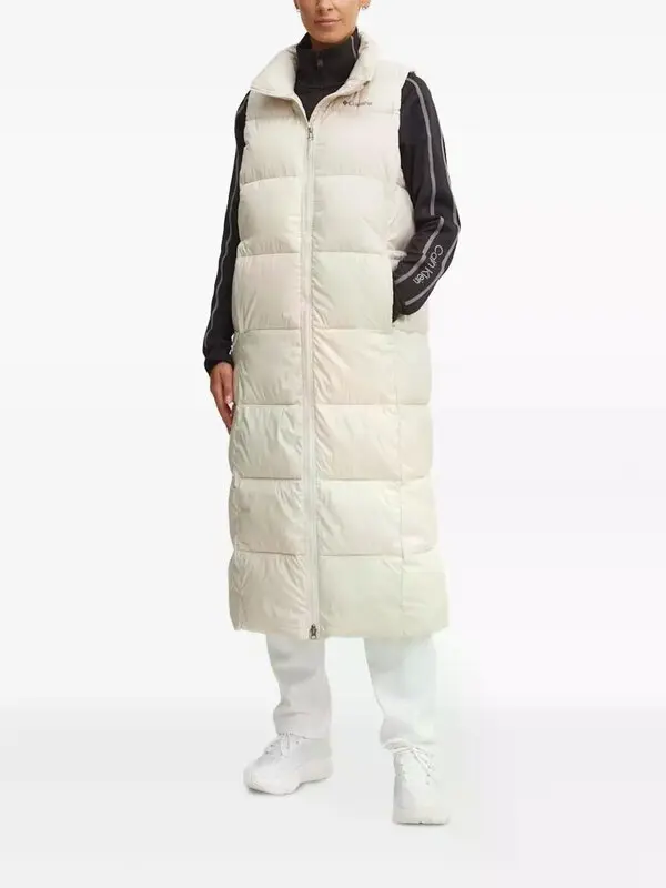 Columbia Quilted Long Gilet - Neutrals