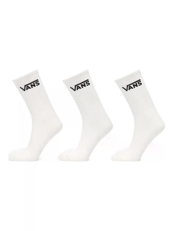 VANS Logo Crew Socks Three-pack