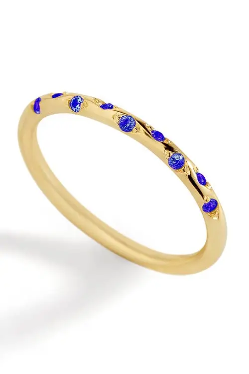 MINT & LILY Birthstone Constellation Ring - September Sapphire