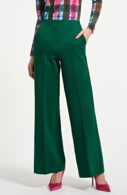 ISAAC MIZRAHI NEW YORK Wide Leg Ponte Pants