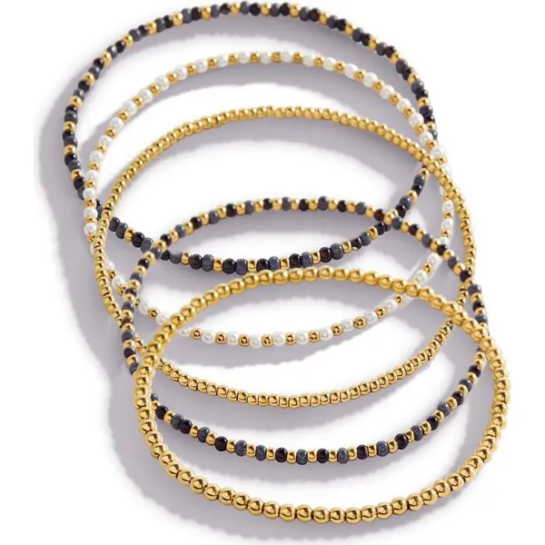 MINT & LILY Beaded Stacking Set Bracelets
