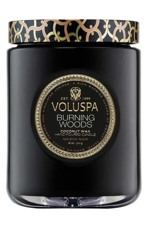 Voluspa Burning Woods Large Jar Candle