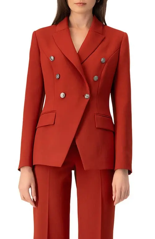 IVONNE Double-breasted Blazer - Chedron