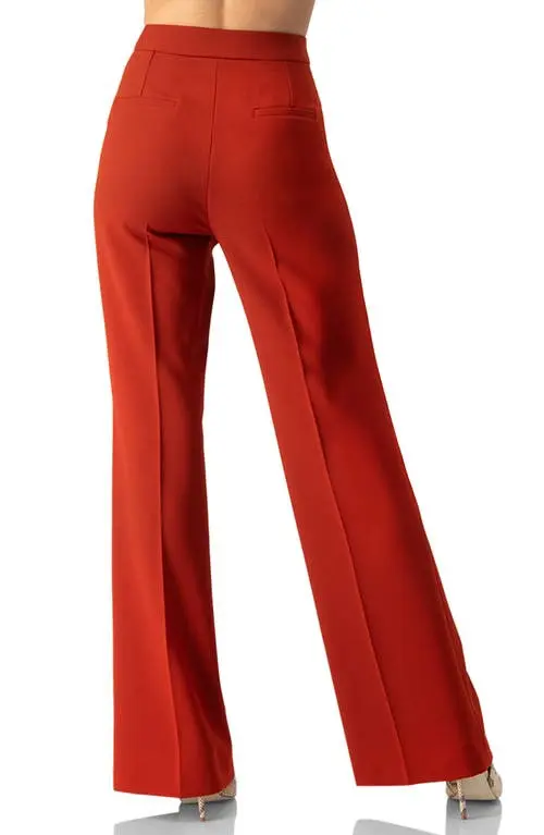 IVONNE Semi-flared Trousers - Chedron