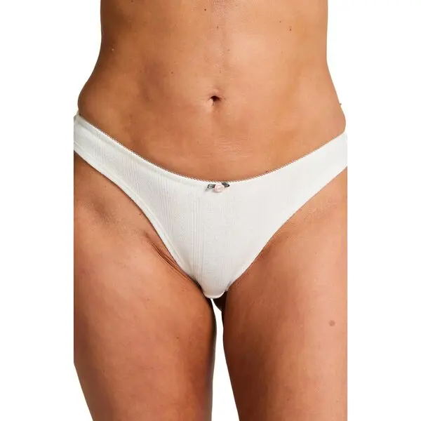 Hunkemoller Pointelle Brazilian - Snow White