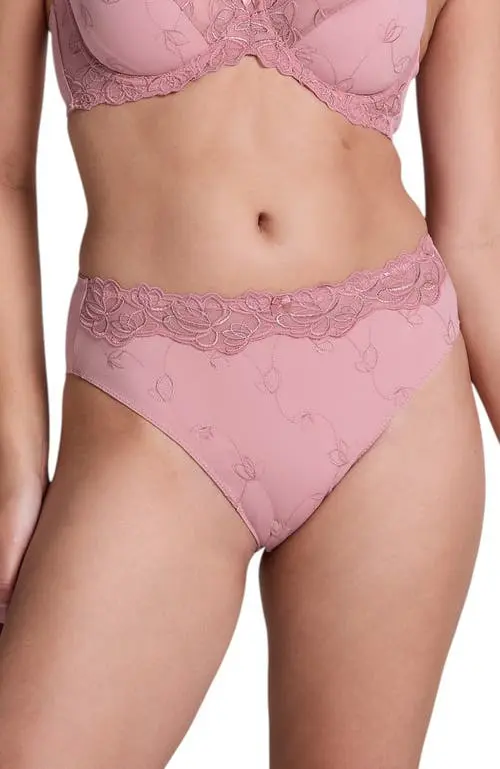 Hunkemoller Diva High Knickers - Lilas