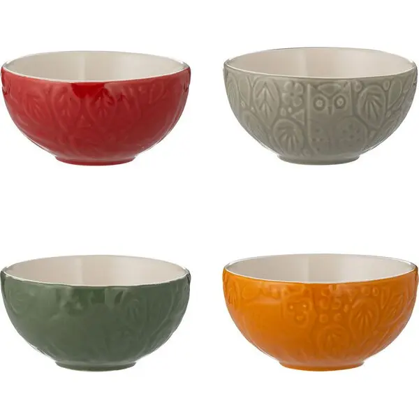 MASON CASH In The Forest Mini Bowl Set - Multicolored
