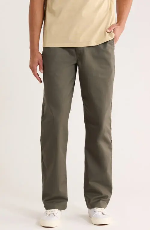 VANS Authentic Relaxed Flat Front Stretch Chinos - Grape Leaf