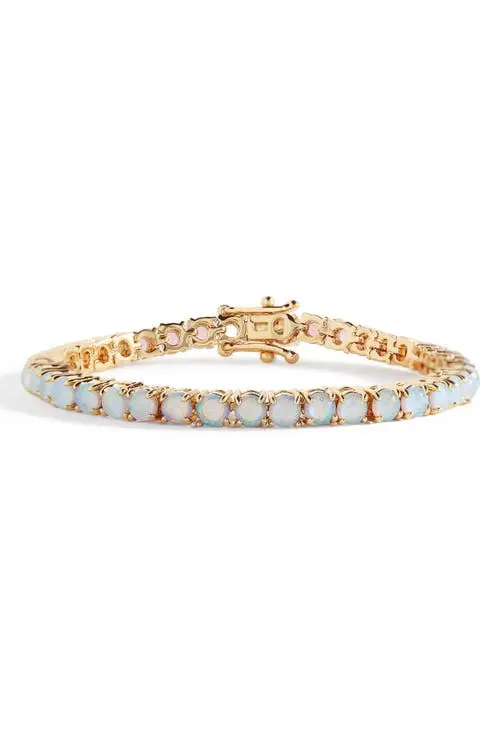 MINT & LILY Opal Tennis Bracelet