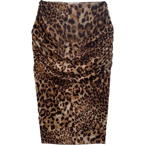 Baacal Ruched Mesh Skirt
