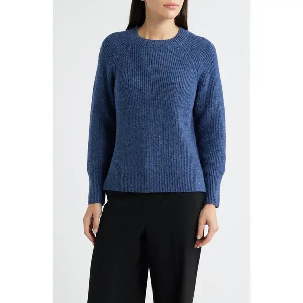 Kobi Halperin Spinks Metallic Crewneck Sweater - Indigo