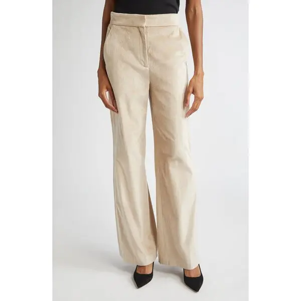 Veronica Beard Grigore Cotton Blend Corduroy Pants