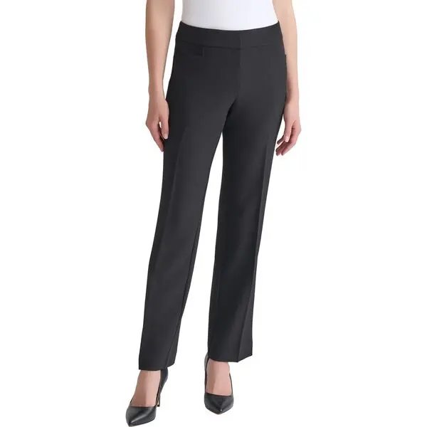 KASPER Stretch Straight Leg Pants