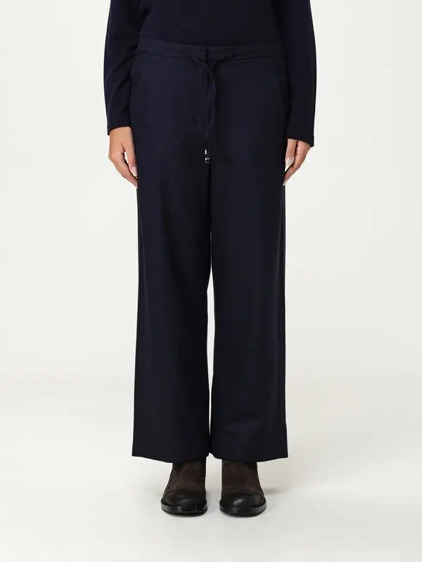 Max Mara Wide Leg Trousers - Blue
