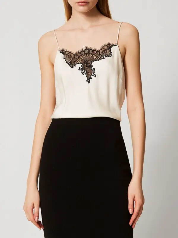 TWINSET Camisole With Lace Detail