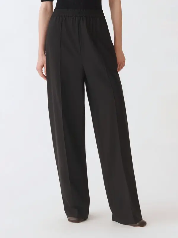 Fabiana Filippi Wide Leg Trousers - Black