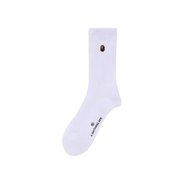 BAPE One Point Socks - White