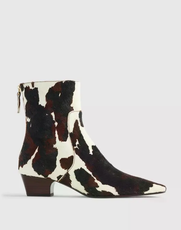 Madewell The Lexie Haircalf Ankle Boots