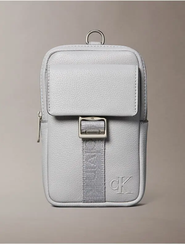 Calvin Klein Cargo Phone Crossbody Bag - Formal Grey