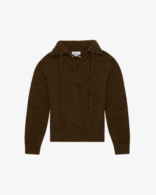 MARANT ETOILE Phylia Laced Sweater - Bronze