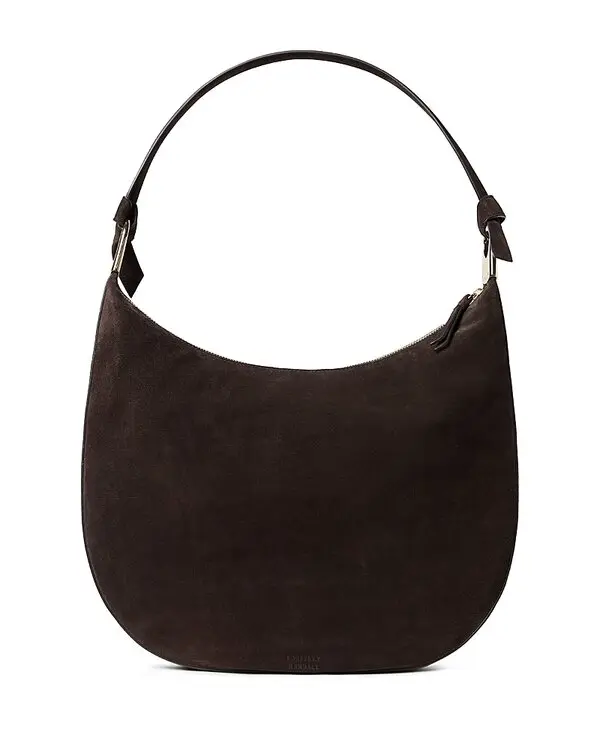 LOEFFLER RANDALL Morgan Leather Hobo Bag - Dark Brown