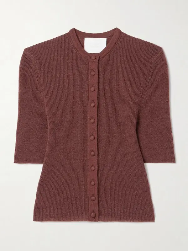 Citizens Of Humanity Tabitha Ribbed Cardigan - Brown