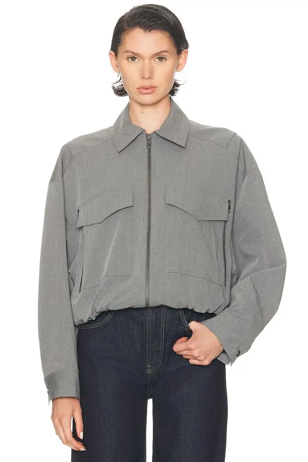 Staud Eugene Zip-up Jacket - Static