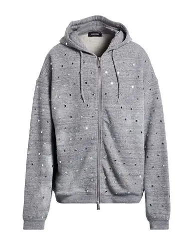 Dsquared2 Cotton Blend Embellished Zip-up Hoodie
