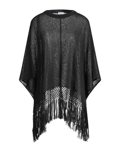 Brunello Cucinelli Knitted Cape With Fringes