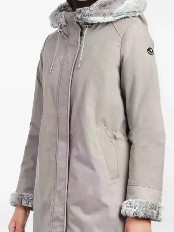 CANADIENS Faux-fur-trimmed Hooded Coat