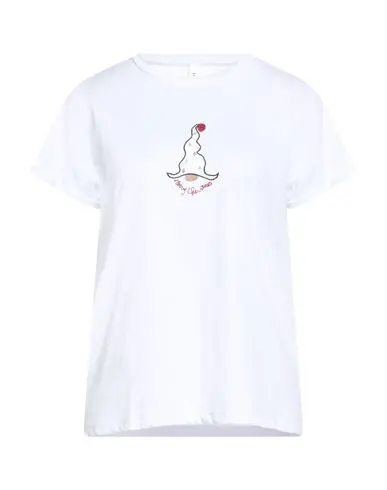 TENSIONE IN T-shirt With Appliqués And Embroidery