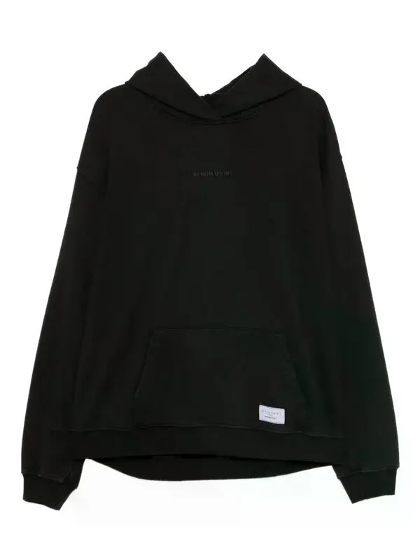 IH NOM UH NIT Silicone Logo Hoodie - Black