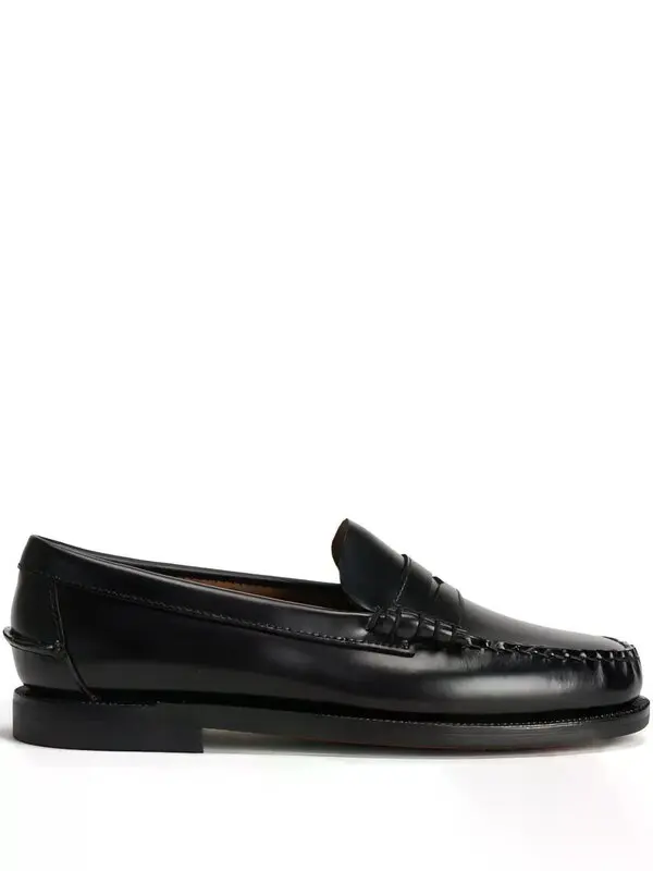 SEBAGO Penny Leather Loafers - Black