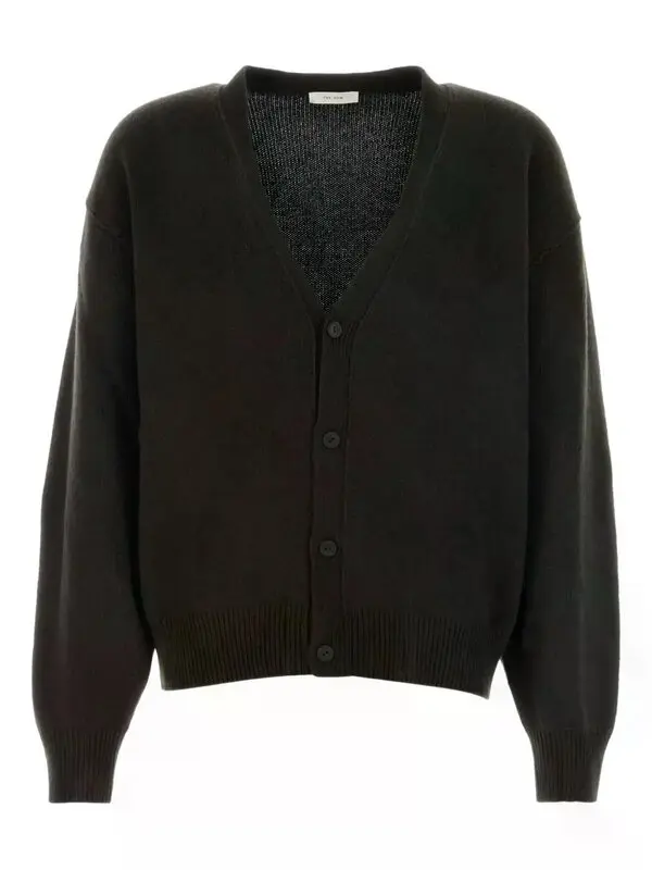 THE ROW Mats Cashmere Cardigan - Brown