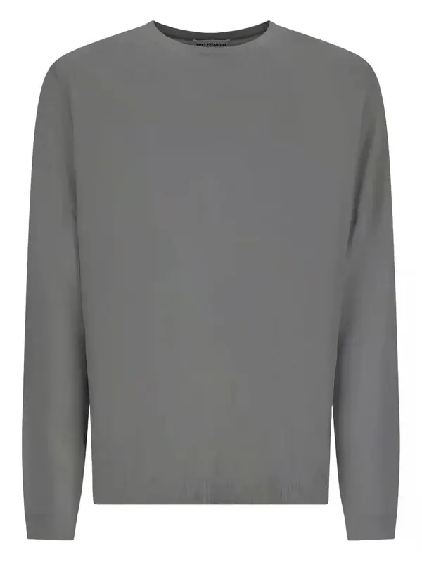 GOES BOTANICAL Crew-neck Long-sleeve Sweater - Grey
