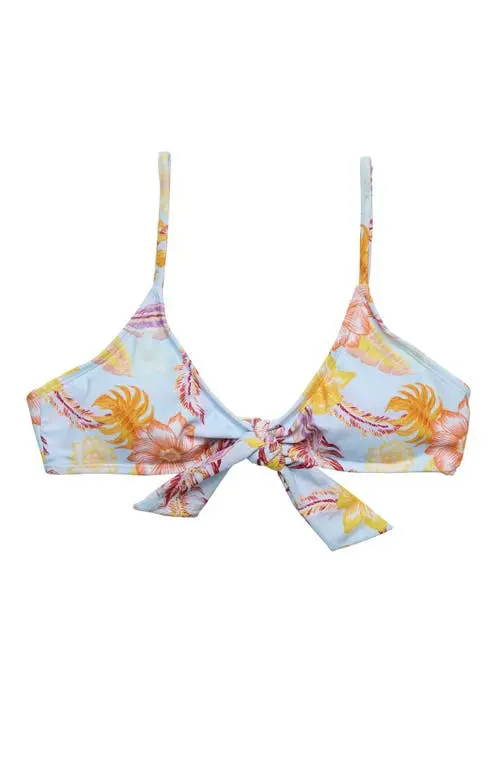 SNAPPER ROCK Bow Front Tropical Bikini Top