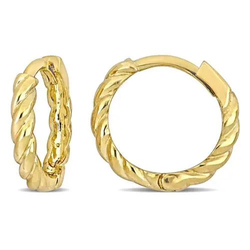 JULIANNA B. Twist Mini Hoop Earrings - 13mm