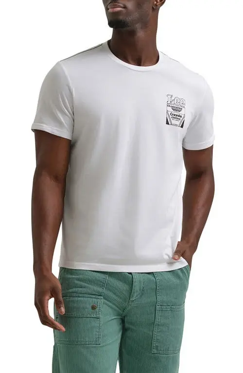 LEEM X Crayola Box Graphic T-shirt - Bright White