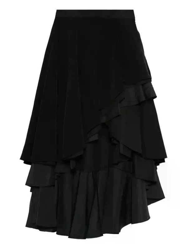Yohji Yamamoto Asymmetric Ruffled Skirt