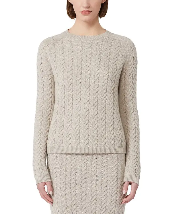 Max Mara Elaine Cable Knit Sweater