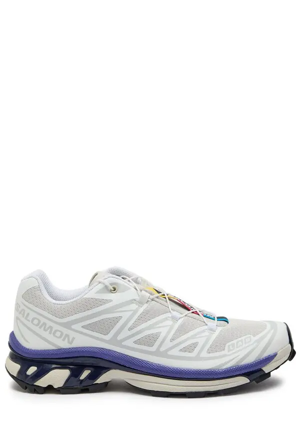SALOMON Xt-6 Panelled Mesh Sneakers - White