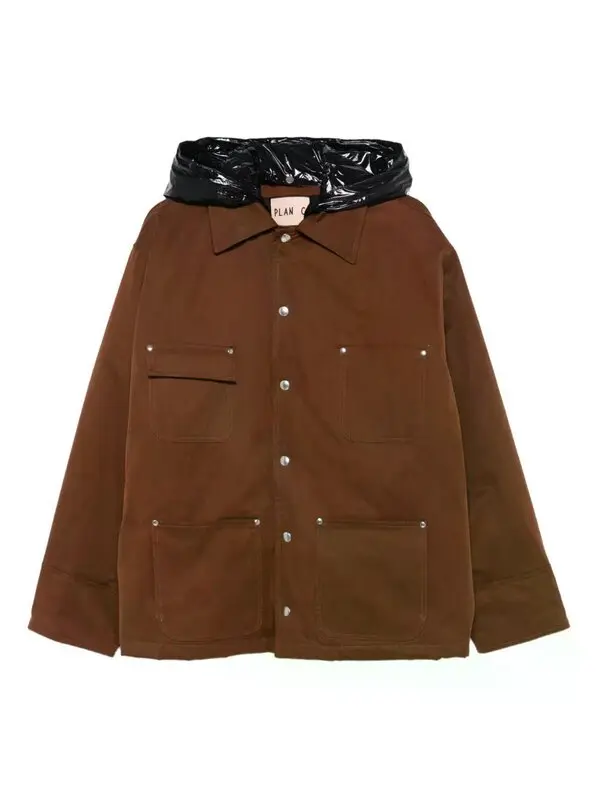 Plan C Hooded Cotton Jacket